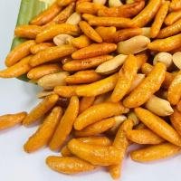 China Plain Persimmon Japanese Chilli Rice Crackers Crunchy Texture for sale