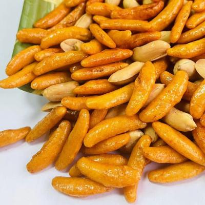 China Plain Persimmon Japanese Chilli Rice Crackers Crunchy Texture for sale
