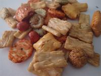 China Wholesale Japanese Mixed Rice Cracker and Peanuts Snack 7.5kg Bulk Low Fat Baked for sale