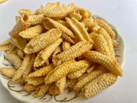 China Soft Texture Spicy Shrimp Crackers Enduring Taste Wasabi Rice Crackers for sale