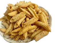 China Soft Texture Spicy Shrimp Crackers Enduring Taste Wasabi Rice Crackers for sale