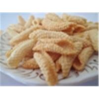 China Cereal Fried Rice Crackers Golden Squid Rolls 2.5kg Bulk Puffed Party Snack for sale