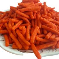China No Additives Chilli Rice Crackers Spicy Shrimp Crackers Strips for sale
