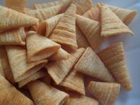 China Organic Glutinous Rice Crackers Crispy Bugles Snack 2.5kg Aluminium Bag Bulk for sale