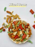 China Mixed Beans Nut Snack with Rice Crackers Peanuts Coated Green Peas 7.5kg BRC Kosher for sale