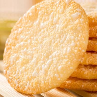 China Crispy Puffed Rice Cracker 0.3kg Salty Sweet Round Rice Cake OEM ODM for sale
