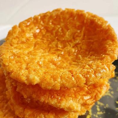 China Round Senbei Rice Crackers OEM Low Calorie Rice Cakes 0.3 Kg Baked Healthy Snack for sale