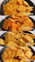 China Crispy Ketchup Flavor Guoba Rice Crust Snack 12 Month Shelf Life OEM Available for sale