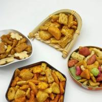 China Japanese Style Baked Rice Cracker Mix Non Fried Healthy Snack 500g BRC Kosher for sale