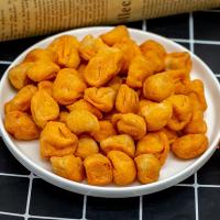 China Roasted Peanut Crackers 5KG & 10KG Bulk - Spicy Plum-Shaped Snacks with 12 Month Shelf Life for sale