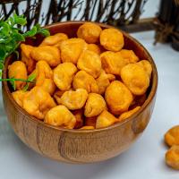 China Roasted Peanut Crackers 5KG & 10KG Bulk - Spicy Plum-Shaped Snacks with 12 Month Shelf Life for sale