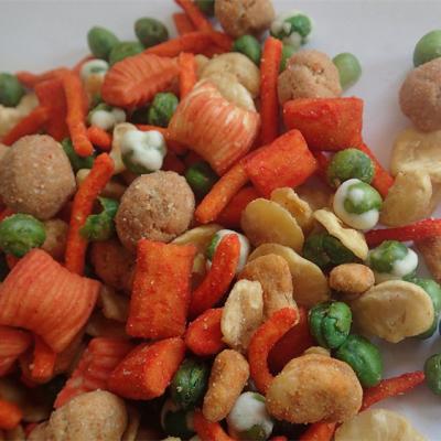 China Salty Coated Mixed Bean Snack Peanuts Green Beans Broad Beans 10kg Bulk Baked for sale