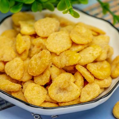 China BRC Kosher Certified Fried Broad Bean Chips - 5KG/10KG Bags, 12 Month Shelf Life, Crab Roe & Tomato Flavors for sale