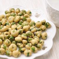 China Organic Coated Green Peas Baked Snack 10kg Bulk Various Flavors Cheese Wasabi Chili for sale