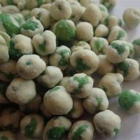 China Wholesale Wasabi Coated Green Beans Snack 10kg BRC Kosher Salty Flavor for sale