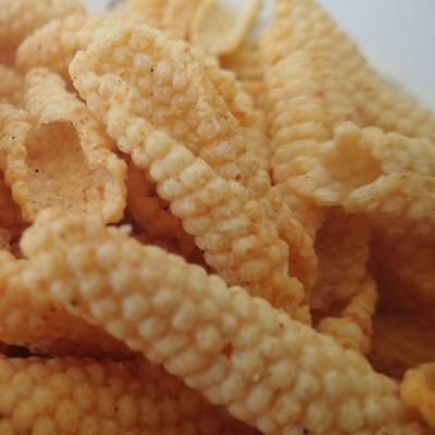 China Cereal Fried Rice Crackers Golden Squid Rolls 2.5kg Bulk Puffed Party Snack for sale