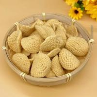 China OEM Round Glutinous Rice Cracker Snacks Crispy Texture for sale