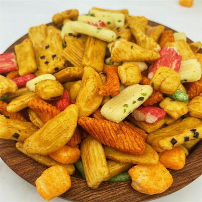 China OEM Bulk Puffed Rice Crispy Cracker 7.5kg Baked Grain Snack Chinese Manufacturer for sale