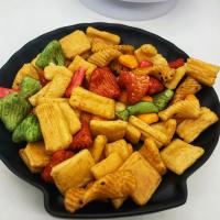 China Baked Glutinous Rice Grain Snacks 7.5kg Bulk OEM Healthy Salty Chinese Snack Food for sale