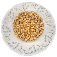 China Healthy Rice Snacks Peanut Flavor Wheat Round Rice Cracker for sale