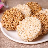 China OEM ODM Non Fried Rice Cracker Biscuit Halal Snack 7.5kg Bulk Baked Grain Food for sale
