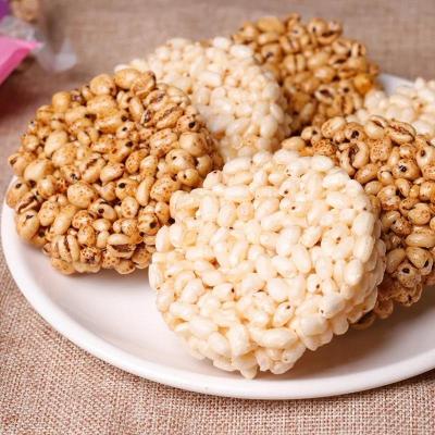 China OEM ODM Non Fried Rice Cracker Biscuit Halal Snack 7.5kg Bulk Baked Grain Food for sale