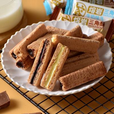 China Blissful Snacking Dark Chocolate And Milk Rice Puffs Rice Cracker Snacks for sale