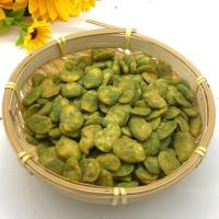 China Roasted Wasabi Broad Bean Fried Rice Crackers - Low Fat, 5KG Carton, 12 Month Shelf Life for sale