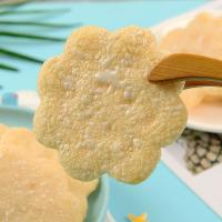 China Baked Senbei Rice Crackers 22% Fat Content Round Shape Bulk 3kg Carton for sale