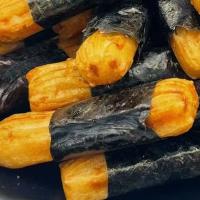 China Small Crispy Seaweed Rice Crackers Customized Baked 22% Fat Content for sale