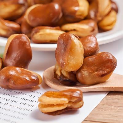 China Low Salt Ready To Eat Fava Bean Snack 5kg Fried Broad Beans Crisps for sale