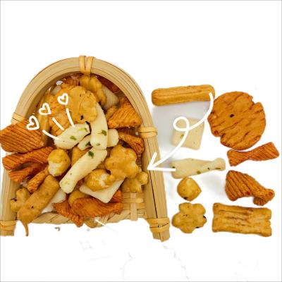 China Japanese Fried Rice Crackers BRC Kosher 2g Protein 120 Kcal Savory Snack for sale