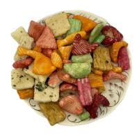 China Baked Fried Rice Crackers 7.5kg Bulk Pack Salty Crunchy Multiple Shape Grain Snacks for sale