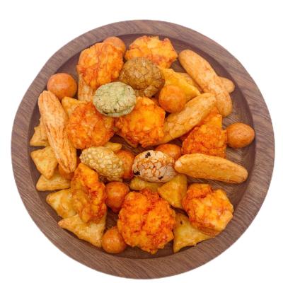 China Gourmet Mixed Rice Crackers 5 Flavors with Peanuts 2418kj Energy BRC Kosher for sale