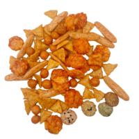 China Japanese Fried Rice Crackers 200g Bag Crunchy Savory Snack 4.4g Protein for sale