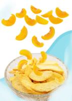 China Freeze Dried Yellow Peach Slices 2-5 lbs Natural Flavor No Sugar Added for sale