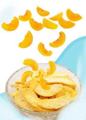 China Freeze Dried Yellow Peach Slices 2-5 lbs Natural Flavor No Sugar Added for sale