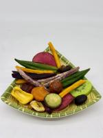 China 12-Mix Vacuum Fried Fruits Vegetables Crispy Healthy Snack Bulk OEM for sale