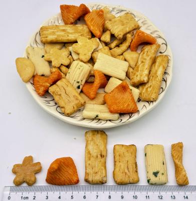 China Wholesale Japanese Style Mixed Rice Crackers 500g Crunchy Senbei Snack for sale