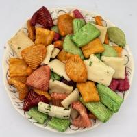 China Colorful Mixed Rice Crackers Japanese Senbei Assorted Flavors 200g OEM for sale