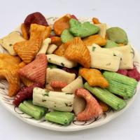 China Assorted Japanese Style Senbei Mixed Rice Crackers 200g Crunchy Snack for sale