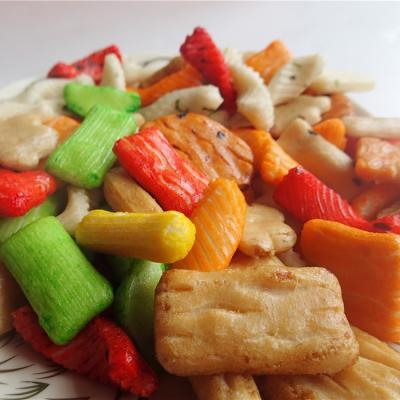 China Spicy Rice Cracker Snack Mix 100-150 Kcal OU Kosher Crunchy Snack for Adults for sale