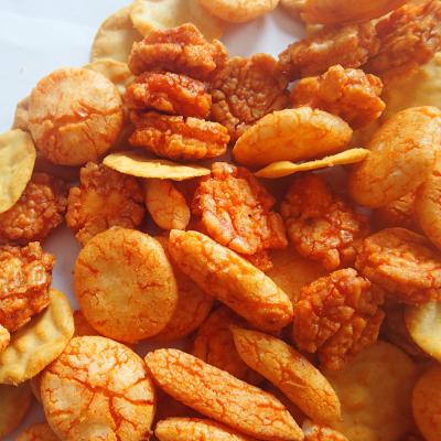 China Low Fat Rice Cracker Snacks 100-150 Kcal per Serving BRC Kosher Certified Crispy Rice Treats for Adults for sale