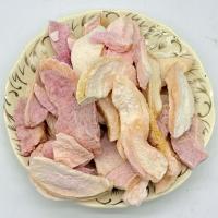 China Wholesale Freeze Dried Peach Slices 10kg Bulk No Sugar Added Natural FD White Peach Fruit for Snack Cereal Bakery for sale