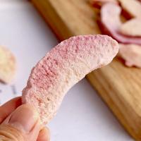 China Freeze Dried Peach Slices Bulk Supply Low Breakage Complete Slice Shape 10mm for sale