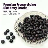 China Premium Freeze-Dried Blueberry Snacks with No Added Sugar, High Anthocyanin Retention, and Single-Ingredient Clean Label for sale