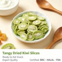 China Premium Freeze-dried Kiwi Slices Rich in Vitamin C from Hayward Variety with No Added Sugar for sale