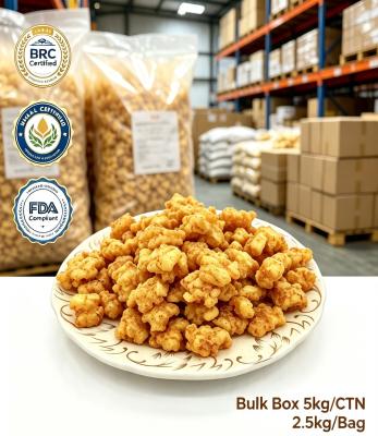 China Premium 5 Classic Flavors Rice Cracker Snacks BRC Certified with 2.5kg Bulk Packaging for Wholesale for sale