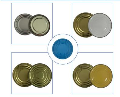 China Custom Tinplate Easy Open End for Food Cans - ISO9001 Certified, Custom Sizes & Colors, Non-Refillable Design for sale