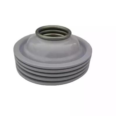 China 206# 60mm Aerosol Can Lids with 64.4mm Outer Diameter and 17.2mm Total Height - Pressure Resistant Metal Spray Cone for sale